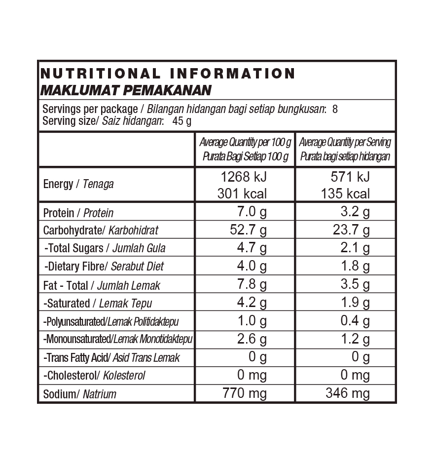 Mission Original Wraps 8” 567g